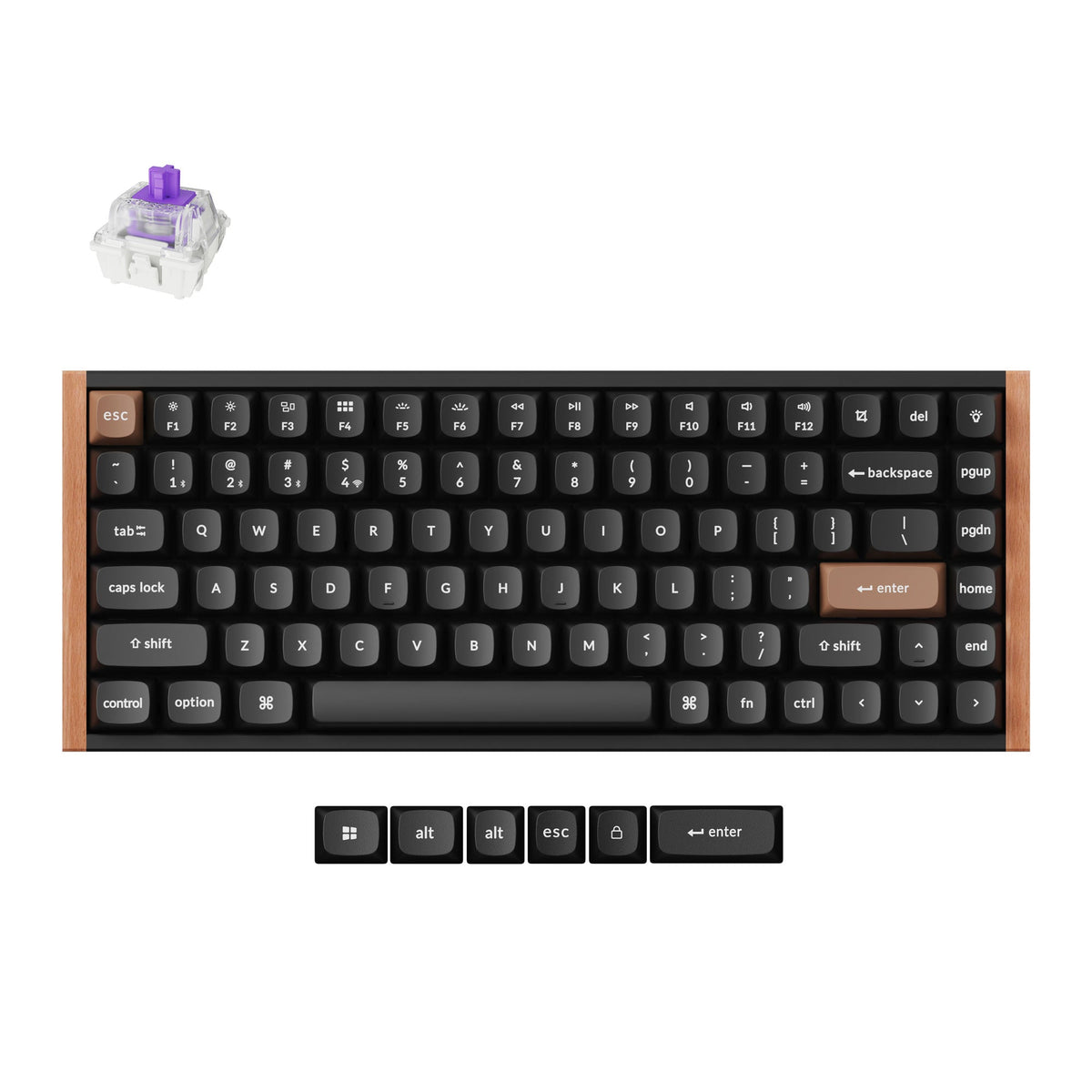 Keychron K2 HE Wireless Magnetic Switch Custom Keyboard Mechanická ...