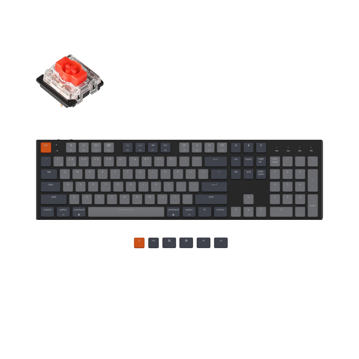 Keychron K5 Ultra-Slim Wireless Mechanical Keyboard – Keychron Slovakia